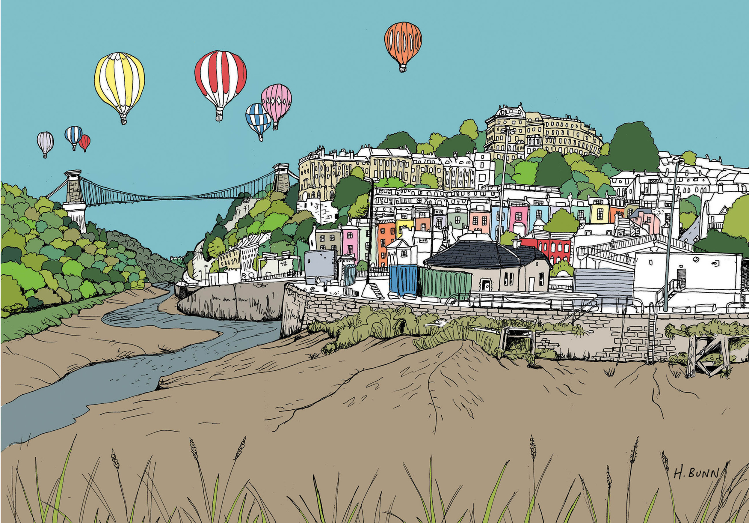 FINE ART PRINTS | Hannah Bunn | Urban Landscapes | Bristol Illustrations