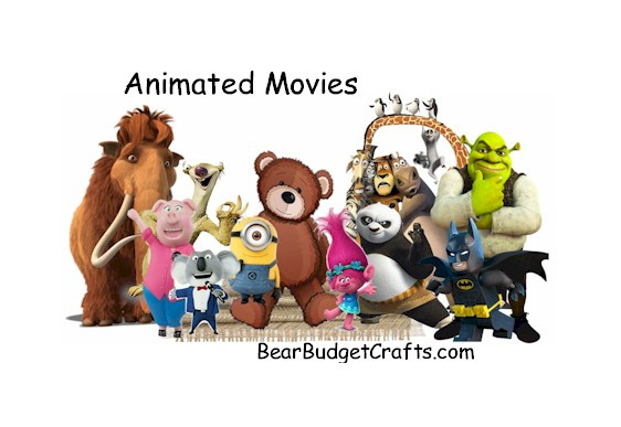 Animated Movies | Bear Budget Crafts