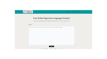 Figurative Language Finder ai tool for Writing