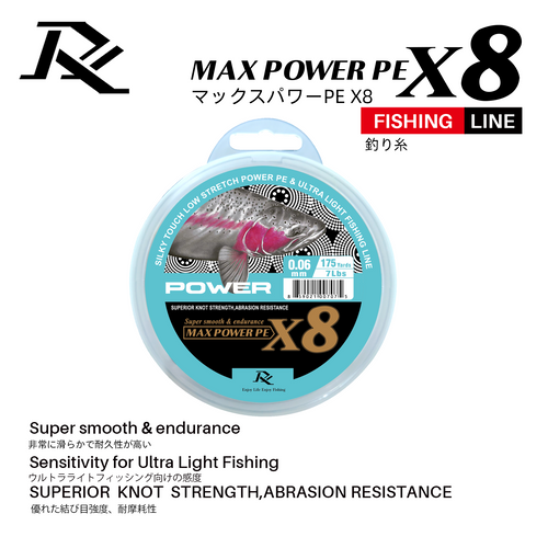 Nano X8 Braid Line - POWER Series | rayfishing