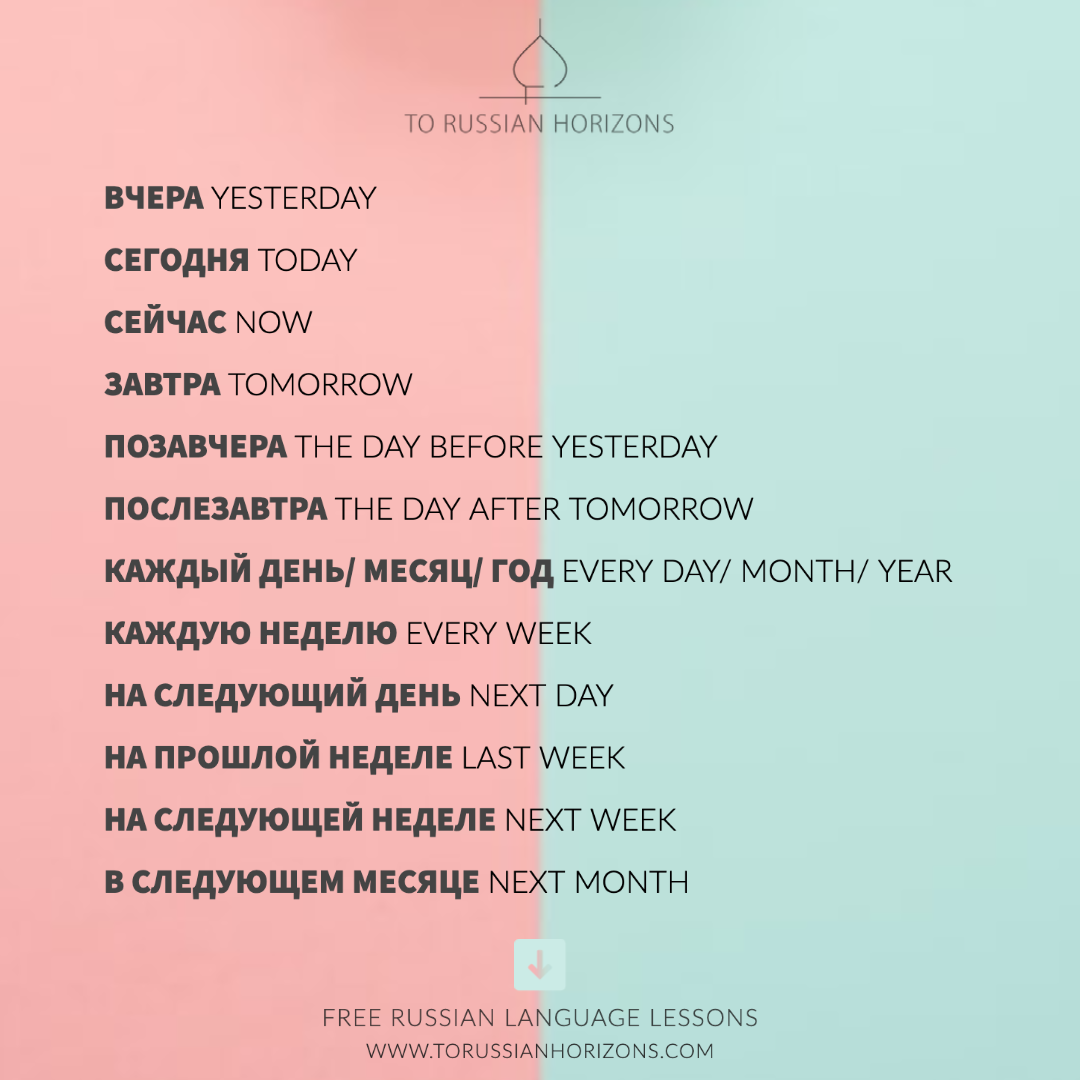 How to Talk About Time in Russian