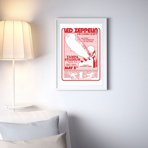 Led Zeppelin Tampa Concert Print | miles