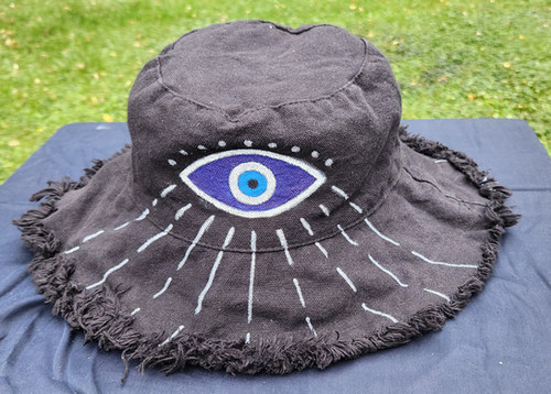 Evil Eye Bucket hat | Amberdangeloart