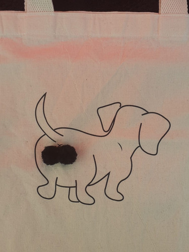 Ecobag Cachorro Macho - Linguicinha | O Bobo da Corte