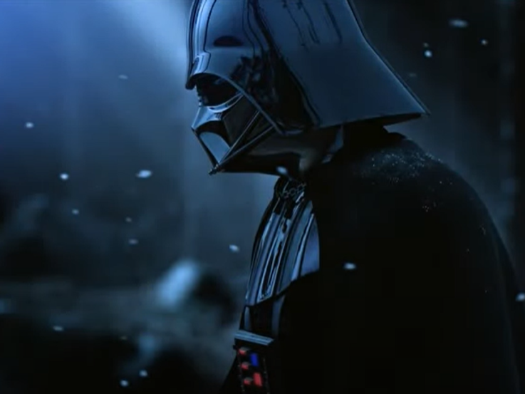 Darth Vader reads "The Raven" by Edgar Allan Poe