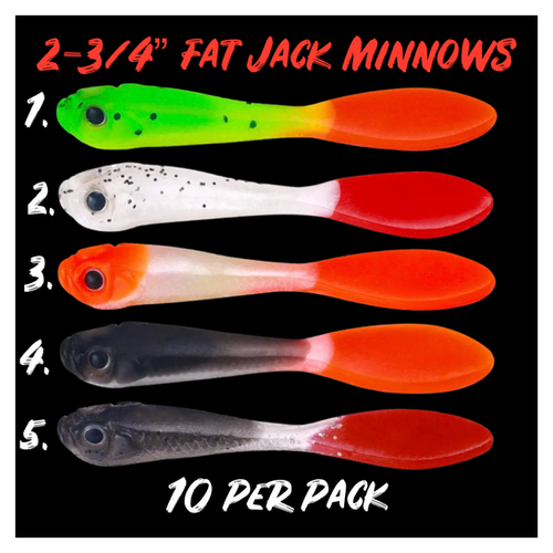 2-3/4” Fat Jack Minnow’s | Upper Deck Fishing