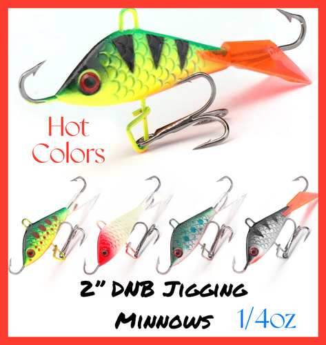 DNB 2” Jigging Minnow’s | Upper Deck Fishing