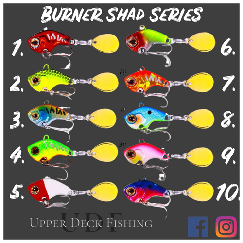 Burner Shad Series | Upper Deck Fishing