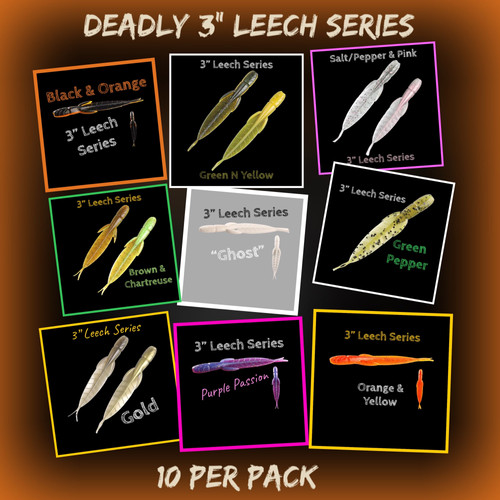 3” Leech Series 10PK | Upper Deck Fishing