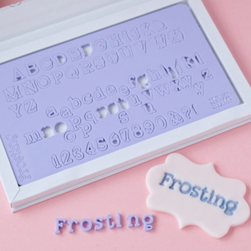 Frosting Full Set (Upper & Lower Case Letters, Numbers & Symbols ...