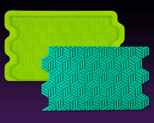 Geometric Illusion Simpress Panel - Marvelous Molds | My Sweet Source