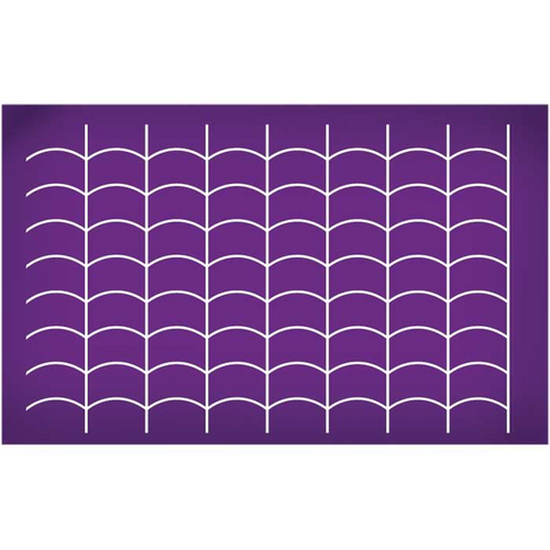 Spider Web Vertical Mesh Stencil | My Sweet Source