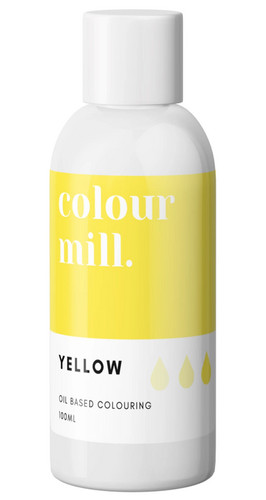Yellow - Oil Based Colouring 100ml - Colour Mill | My Sweet Source
