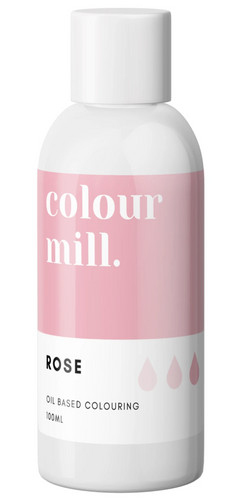 Rose - Oil Based Colouring 100ml - Colour Mill | My Sweet Source