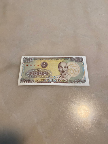 Vietnam Banknote, $1,000 Dong, 1988 | IRVE Antiques