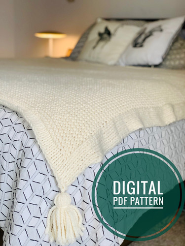 Rowan Blanket Pattern Digital Download | Em's Stitches