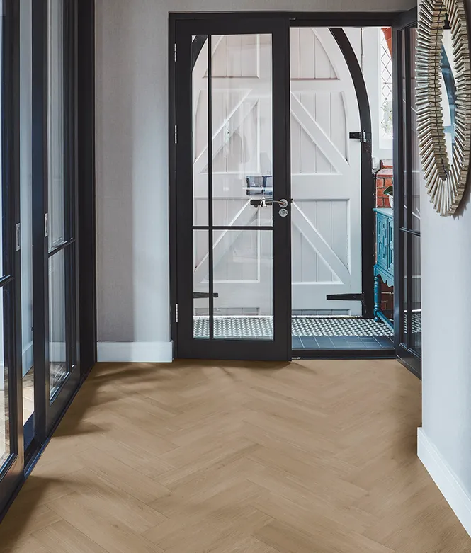 Ca Pietra - 15.1x61cm Burley Minerale Herringbone Click Tile A | The ...