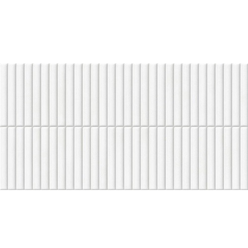 Waxman - 32x62.5cm Deco Lingot White | The Cornwall Tile Co