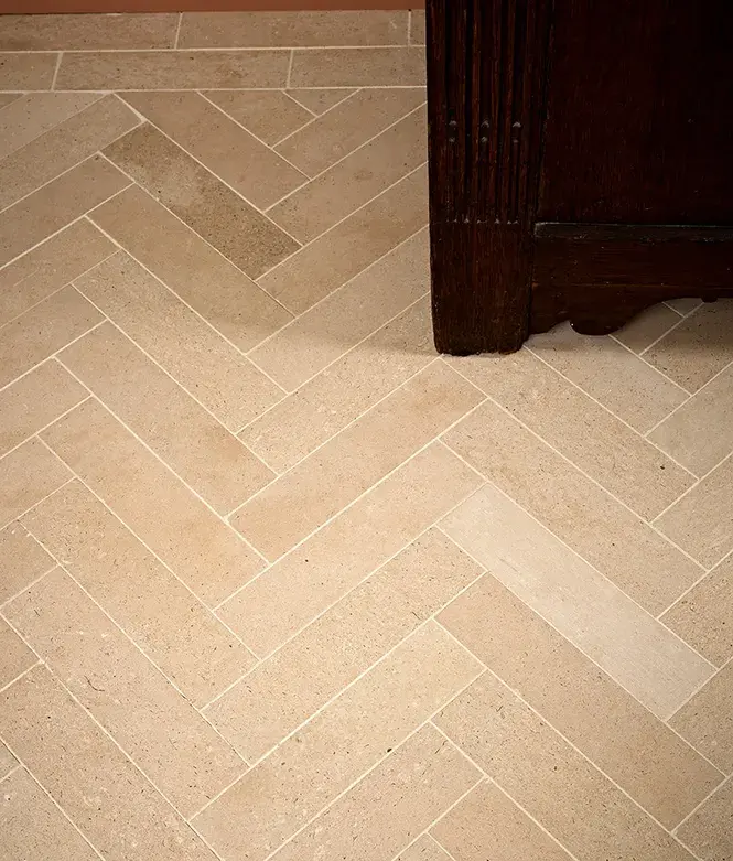 Ca Pietra - 7.5x30cm Portland Limestone Honed Parquet | The Cornwall ...