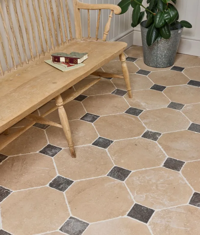 Ca Pietra - Lacock Limestone Natural Finish Octagons and Cobochons ...