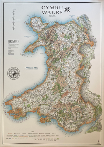 Map of Wales | TheCartographicArts