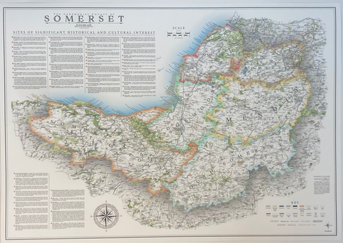Somerset County Map Print | TheCartographicArts