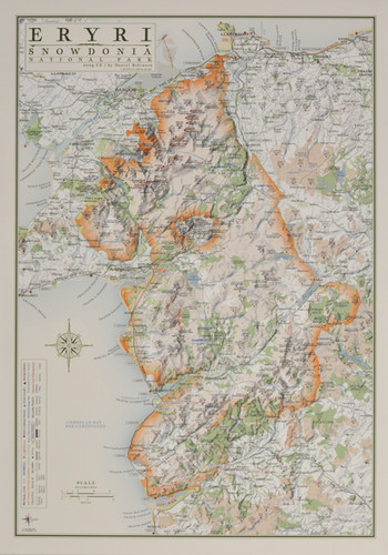 Map of Eryri (Snowdonia) | TheCartographicArts