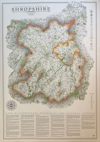 Shropshire Map | TheCartographicArts