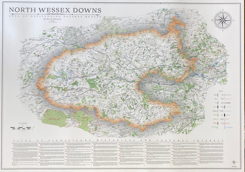 North Wessex Downs Map - AONB | TheCartographicArts