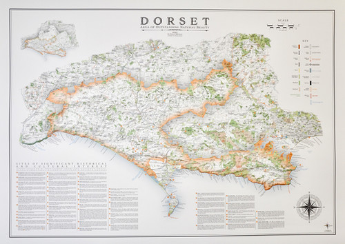 Dorset AONB Map | TheCartographicArts