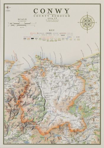 Map of Conwy | TheCartographicArts