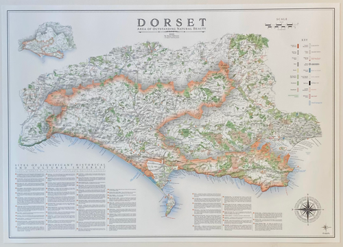 Dorset AONB Map | TheCartographicArts