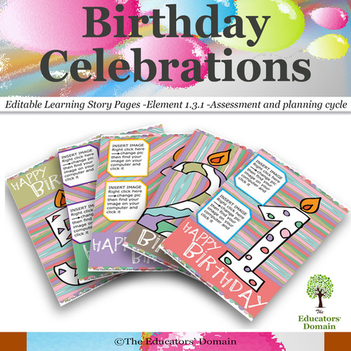 Birthday's Learning Story Pack | The Educators Domain