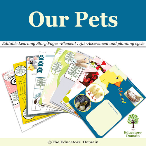 Our Pets Learning Story Pack | The Educators Domain