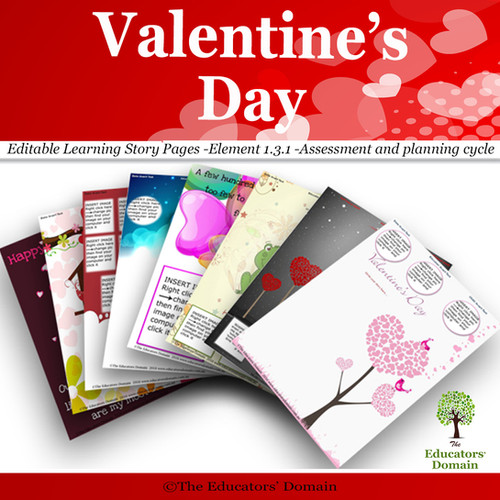 Valentine's Day Learning Story Pack | The Educators Domain