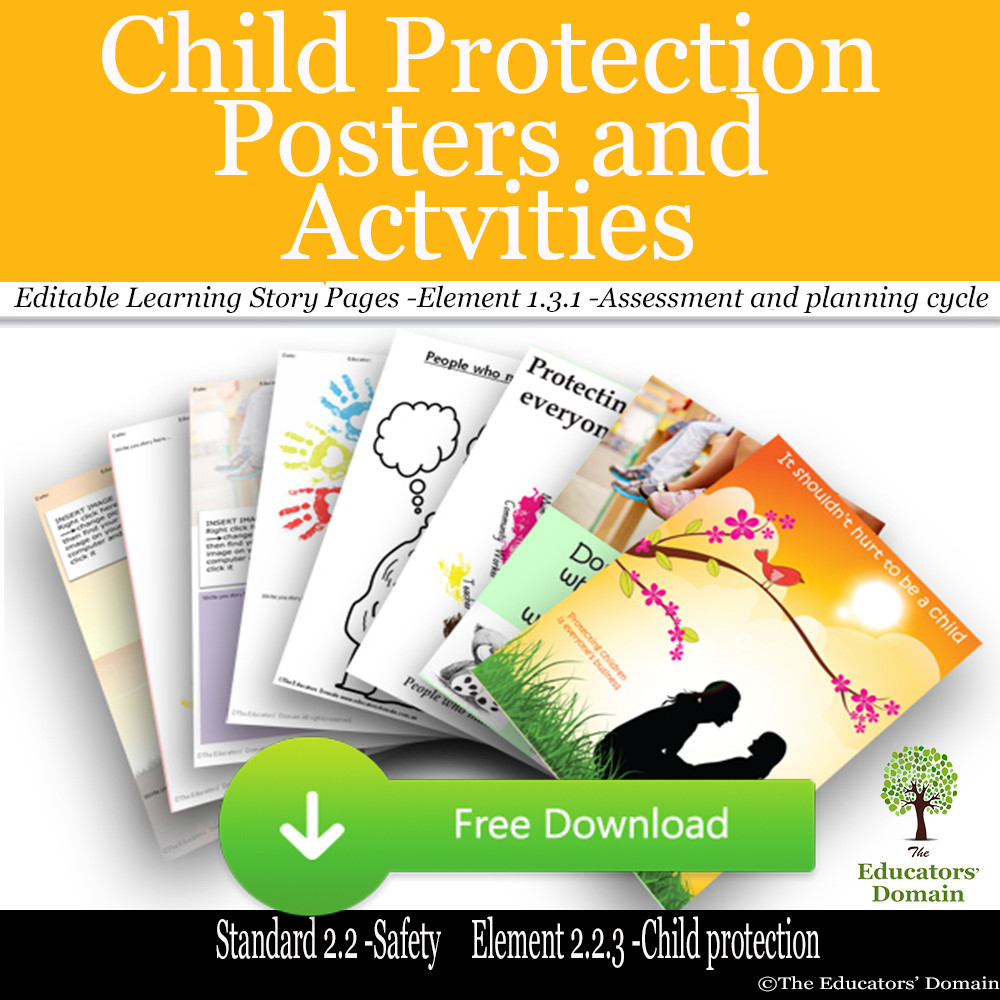 Free Child Protection Pack | The Educators' Domain | Download Today
