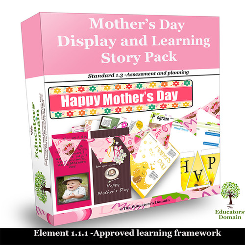Mother's Day Display and Learning Story Pack | The Educators Domain