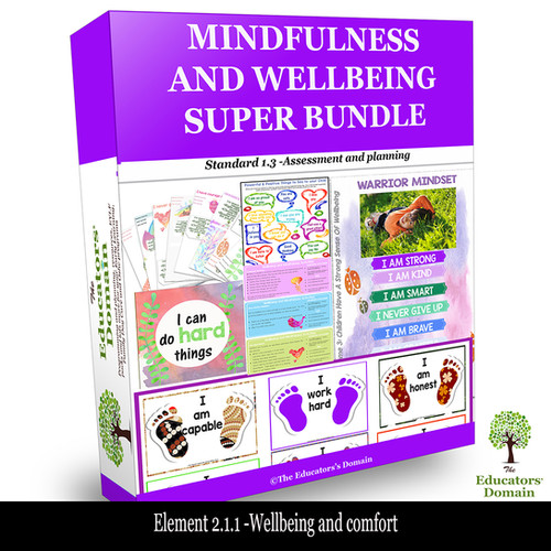 Mindfulness and Wellbeing Super Bundle | The Educators Domain
