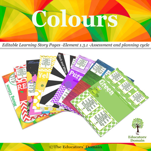 Colours Learning Story Pack | The Educators Domain