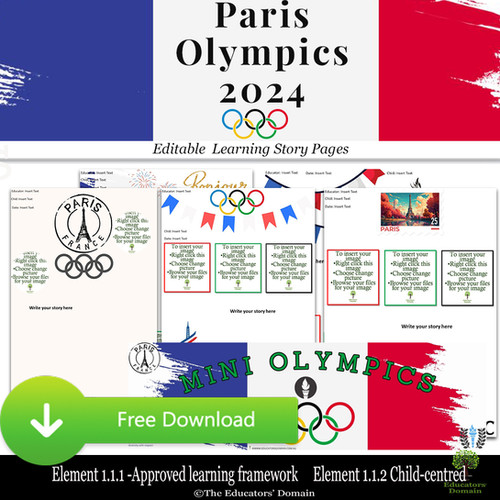 Paris Olympics Learning Stories and Banner | The Educators Domain