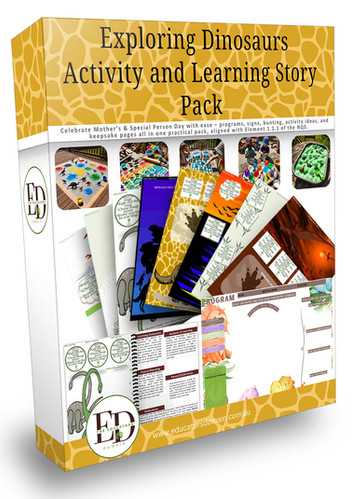 Dinosaur Activity and Learning Story Pack | The Educators Domain