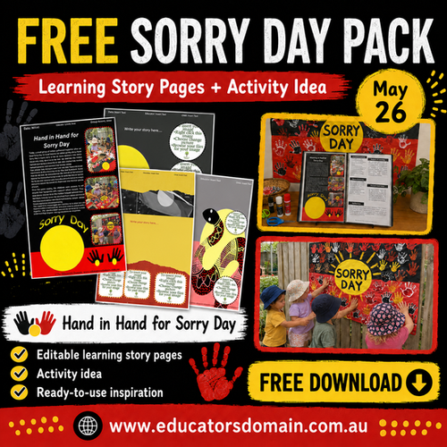 Sorry Day Learning Story Pack and Activity | The Educators Domain