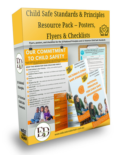 Child Safe Standards & Principles Resource Pack – Posters, Flyers ...