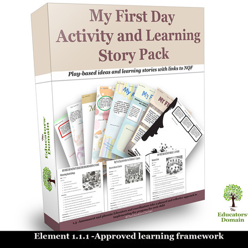 My First Day Activity and Learning Story Pack | The Educators Domain