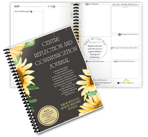 Weekly Centre Reflection and Communication Journal | The Educators Domain