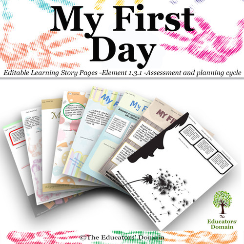 My First Day Learning Story Pack | The Educators Domain