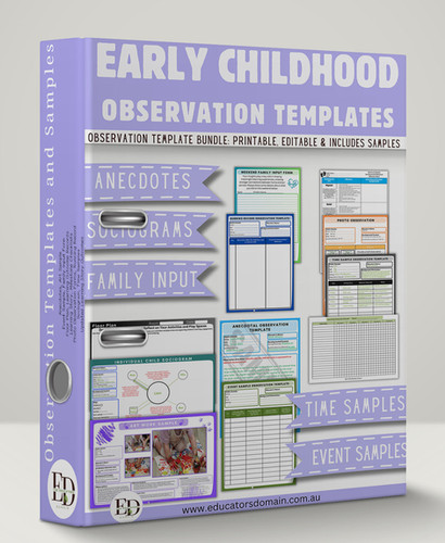 Early Childhood Observation Set | The Educators Domain