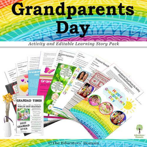 Grandparents Day Activity and Learning Story Pack | The Educators Domain
