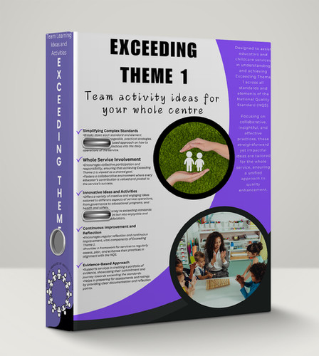 Exceeding Theme 1-Team Activity Binder | The Educators Domain