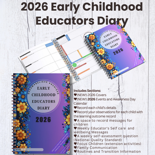 🌸2026 Early Childhood Educators Diary | The Educators Domain